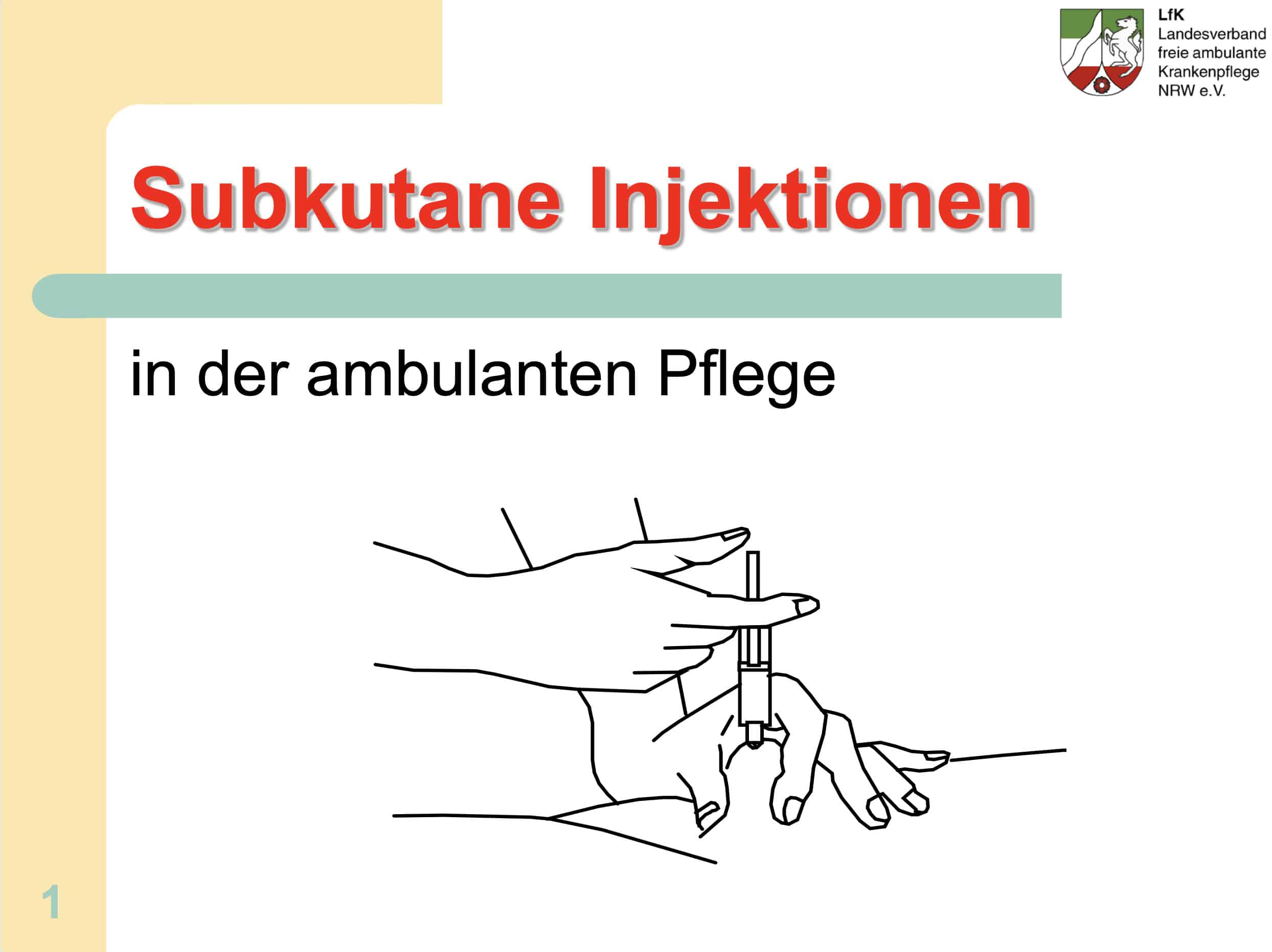 Subkutane Injektionen in der ambulanten Pflege ~ Trautes Heim statt ...